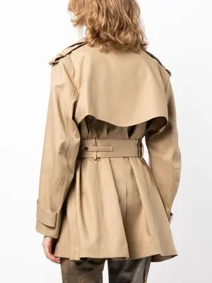 JNBY Belted Double-breasted Trench Coat