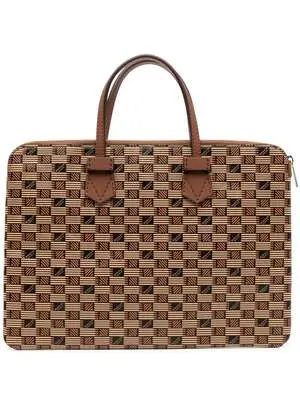 Moreau Monogram-pattern Laptop Case