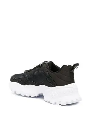 Just Cavalli Tiger Head-motif Low-top Sneakers - Black