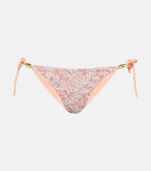 Heidi Klein Muskmelon Bay Triangle Bikini Bottoms - Pink