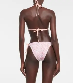 Heidi Klein Muskmelon Bay Triangle Bikini Bottoms