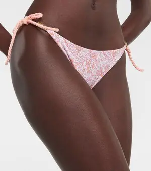 Heidi Klein Muskmelon Bay Triangle Bikini Bottoms