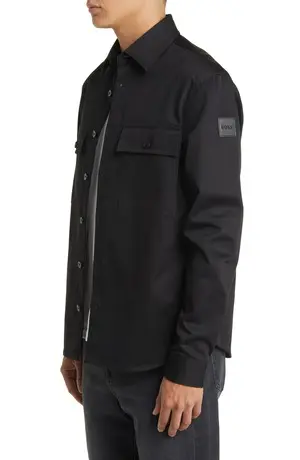 BOSS Owen Solid Button-up Shirt