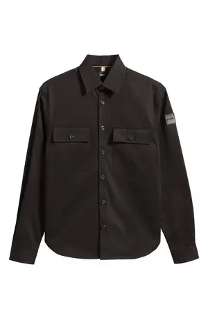BOSS Owen Solid Button-up Shirt