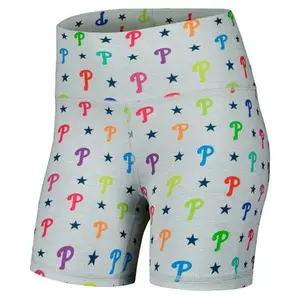 Terez Philadelphia Phillies Tlc Rainbow Shorts