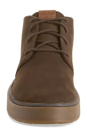 Olukai Papakū 'ili Waterproof Chukka Boot - Dark Java/dark Java
