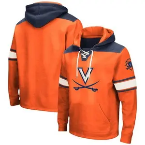 COLOSSEUM Virginia Cavaliers 2.0 Lace-up Pullover Hoodie - Orange