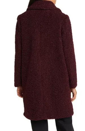 Sam Edelman Longline Teddy Fleece Coat
