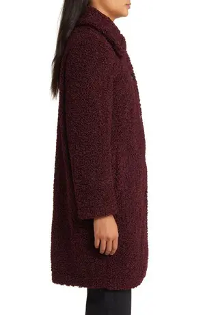 Sam Edelman Longline Teddy Fleece Coat