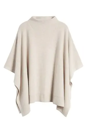 Vince Cashmere Funnel Neck Poncho