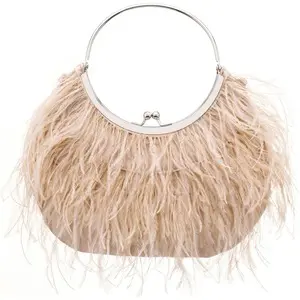 NINA Splash Feather Handbag