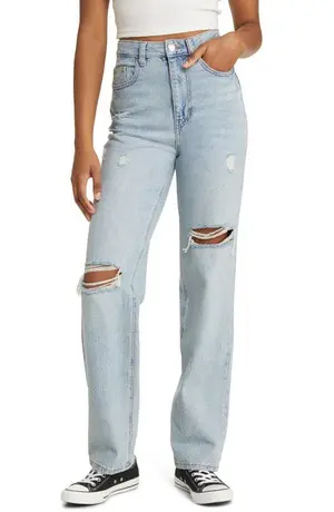 PACSUN 90s Allan Ripped Boyfriend Flare Jeans