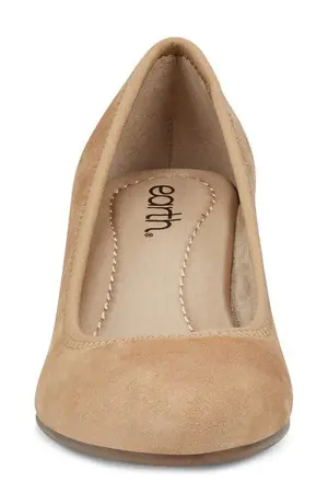 EARTH® Rellia Block Heel Pump - Light Natural