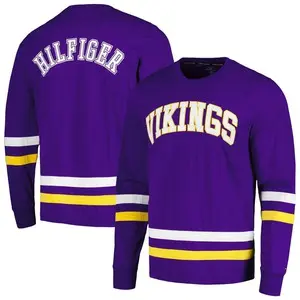 Tommy Hilfiger Gold Minnesota Vikings Nolan Long Sleeve T-shirt - Purple