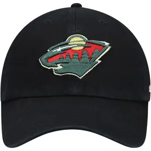 '47 Minnesota Wild Clean Up Adjustable Cap - Black