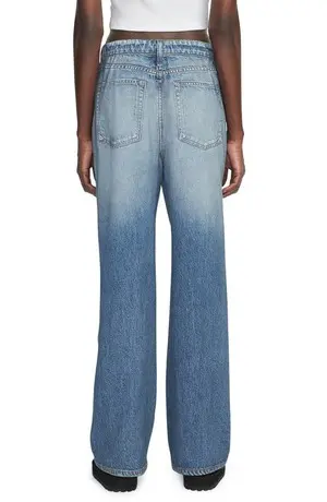 Rag & Bone Rb Miramar Wide Leg Cotton Terry Sweatpants - Noosa