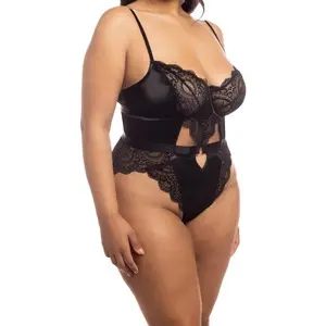 OH LA LA CHERI Minna Underwire Teddy - Black