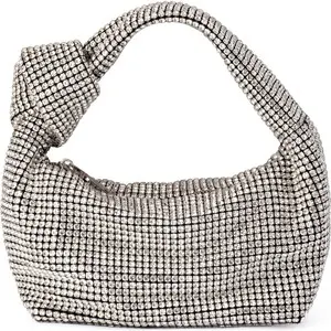 OLGA BERG Polly Crystal Shoulder Bag