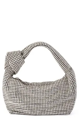 OLGA BERG Polly Crystal Shoulder Bag