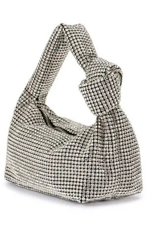 OLGA BERG Polly Crystal Shoulder Bag