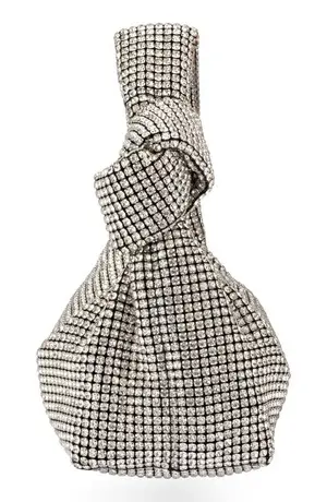 OLGA BERG Polly Crystal Shoulder Bag