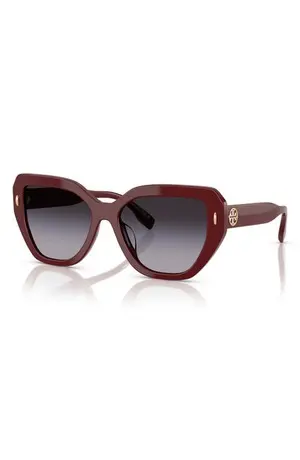Tory Burch 55mm Cat Eye Sunglasses - Grey Gradient