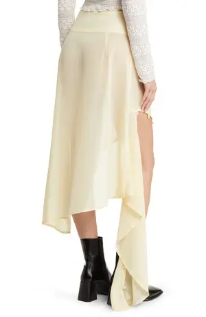 HOUSE OF SUNNY In Bloom Asymmetric Chiffon Skirt