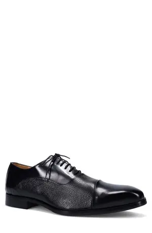 Men's Black White Shoes Oxfords
