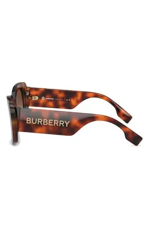 Burberry 52mm Square Sunglasses - Light Havana