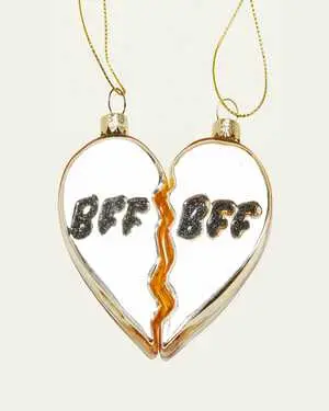 CODY FOSTER & CO Bff Heart Ornat