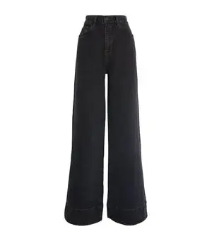 TRIARCHY Ms. Onassis High-rise Wide Jeans