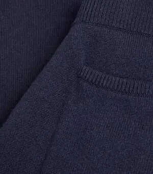 Harrods Cashmere Sweatpants - Navy