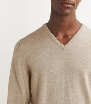 Harrods Cashmere V-neck Pullover