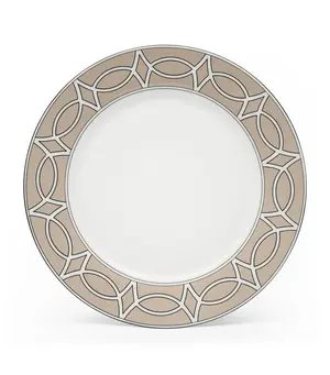 O.W.LONDON Set Of 2 Loop Dinner Plates - Neutral