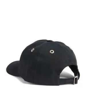 Ami Logo Embroidered Baseball Cap - Black