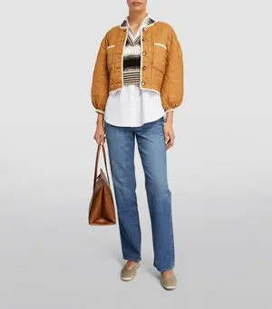 Veronica Beard Leal Quilted Reversible Jacket