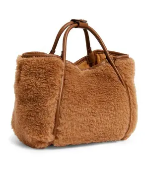 Max Mara Teddy Marine Top-handle Bag - Beige