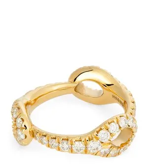 Melissa Kaye Diamond Lola Needle Ring - Gold