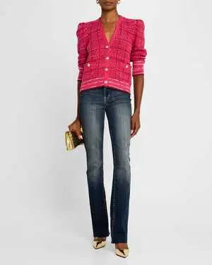 L'Agence L'Agence Jenni Knit Cardigan - Pink Multi
