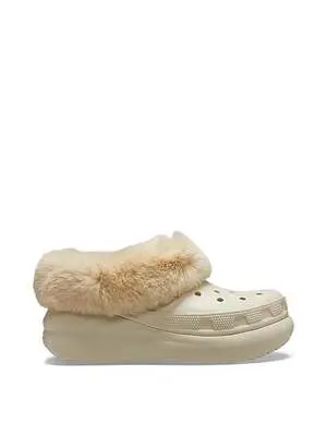 CROCS Furever Crush Clog White,ivory