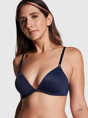 Pink Adaptive Wear Everywhere™ Wireless Front-close Bra Blue