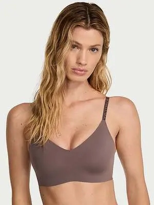 Victoria's Secret The T-shirt Lightly Lined Wireless Comfort Bra - Grey