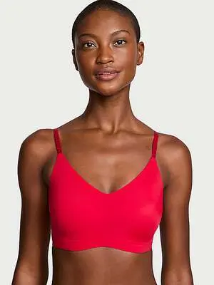 Victoria's Secret The T-shirt Lightly Lined Wireless Comfort Bra - Red