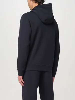 Emporio Armani Full Zip Hoodie With Logo Detail