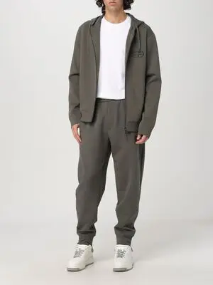 Emporio Armani Full Zip Hoodie With Logo Detail