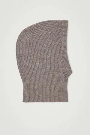 Cos Cashmere Balaclava Brown