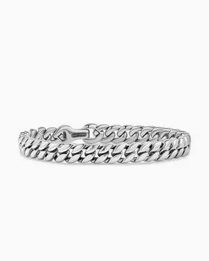 David Yurman Curb Chain Bracelet - Platinum