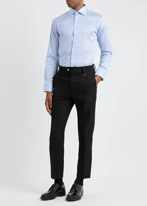 Eton Cotton-twill Shirt - Light Blue 2