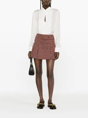 Liu Jo Monogram Jacquard Satin Shirt