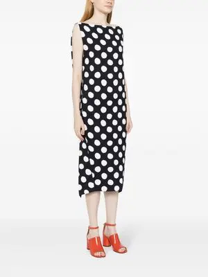 Marni Polka Dot Print Midi Dress